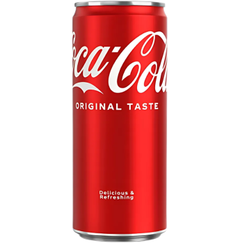 Coca-Cola, Original Taste, Slim Can, 330ml, Getränk, Erfrischung, Kult ...