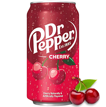 Dr Pepper, Cherry, USA, 335ml, Softdrink, Kirsche, Kultgetränk ...