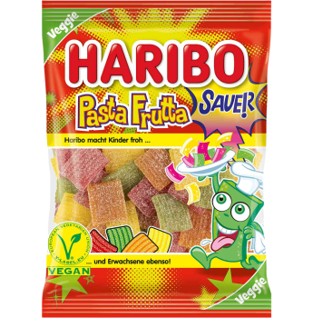 HARIBO, Pasta Frutta Sauer, 85 g, Fruchtgummi, sauer, Süssigkeiten ...