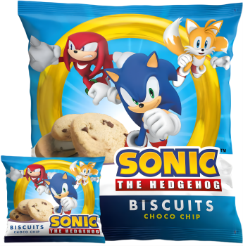 Sonic Kekse, Sonic Biscuits, Choco Chip Kekse, Sonic the Hedgehog Snack ...