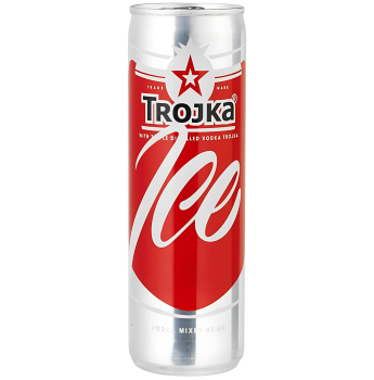 Trojka ICE, Vodka Mixed Drink, 250 ml, Ready to Drink, Vodka Lemon, 4 % ...