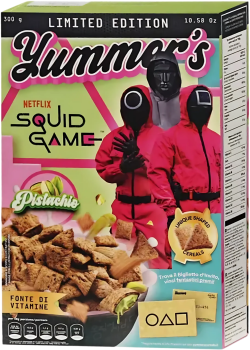 Yummer's, Squid Game, Pistachio, Cornflakes, Limitierte Edition, Snack ...