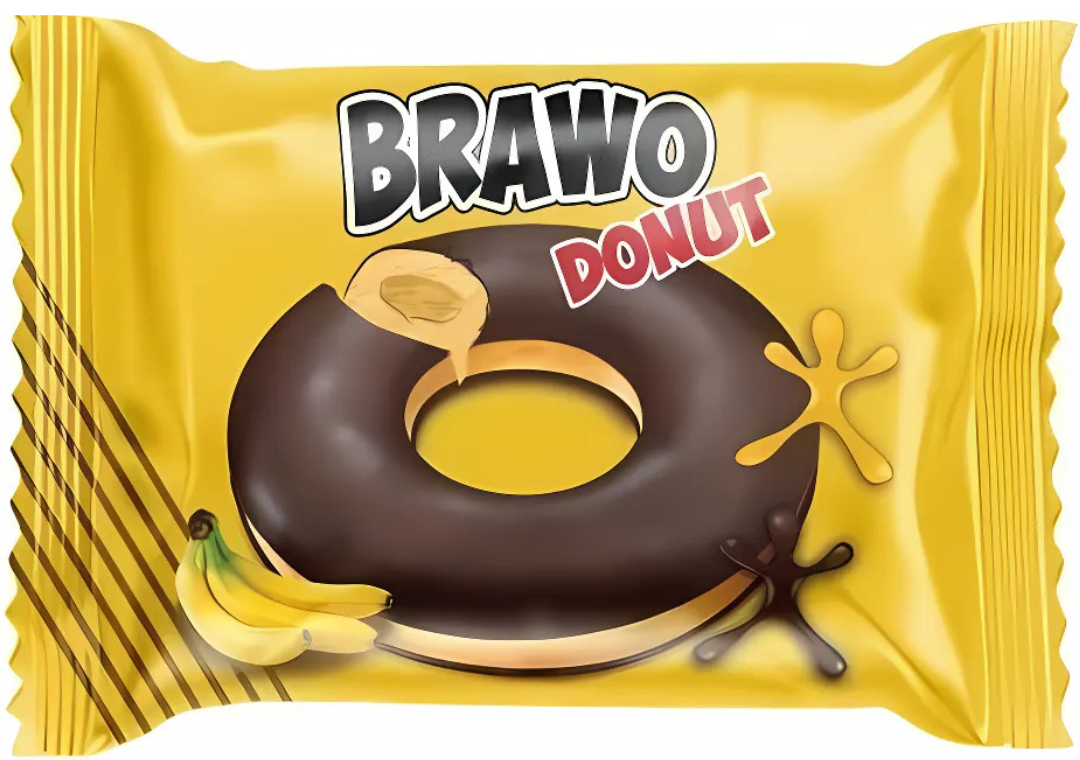 BRAWO DONUT, Muz, Aromalı, Süßigkeit, Snack, Fruchtig - Grab&Go Luzern
