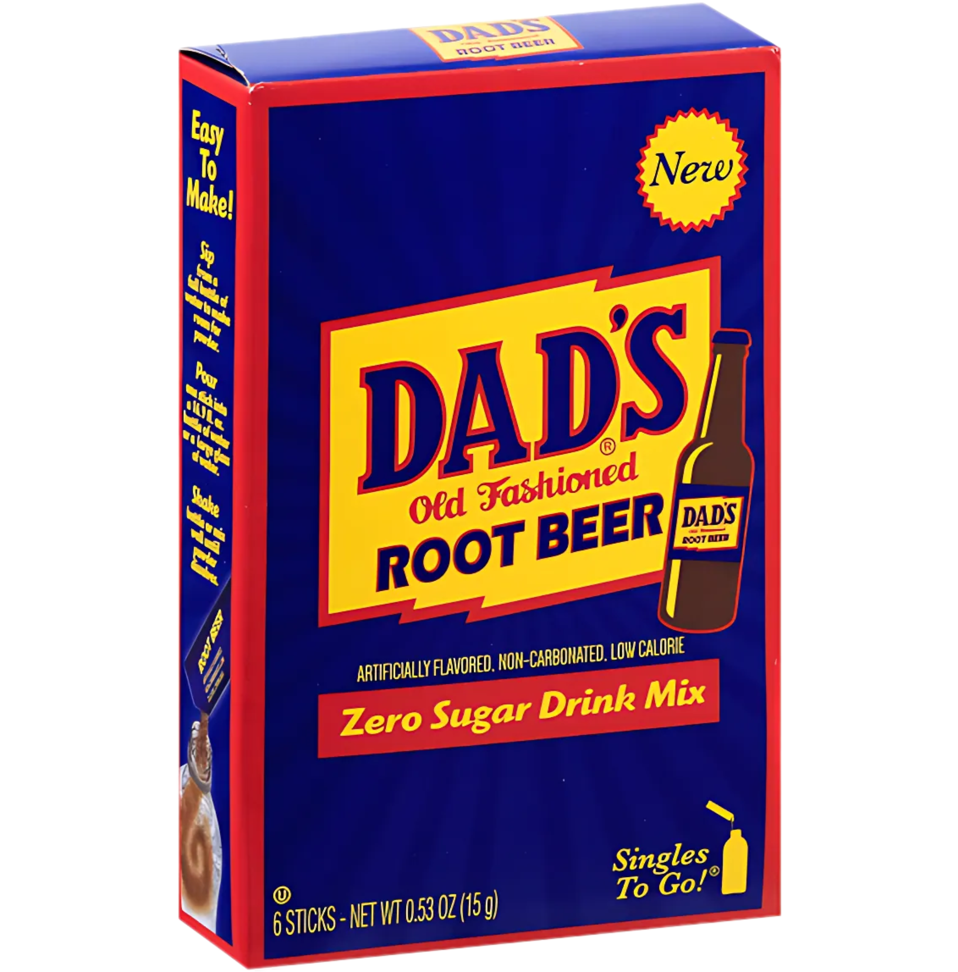 DAD'S, Old Fashioned Root Beer, Zero Sugar, Drink Mix, 15 g, zuckerfrei ...