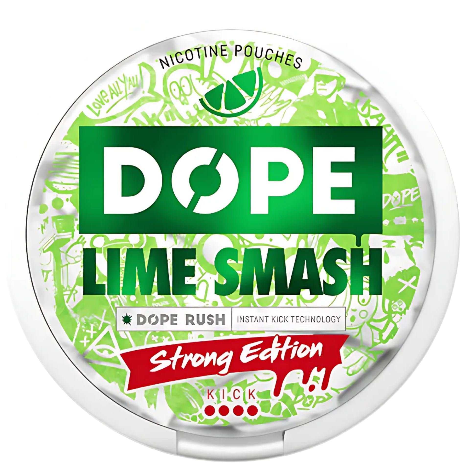 DOPE, Lime Smash, Nikotinbeutel, 15g, Limette, Zitrone, Nikotin, Double ...