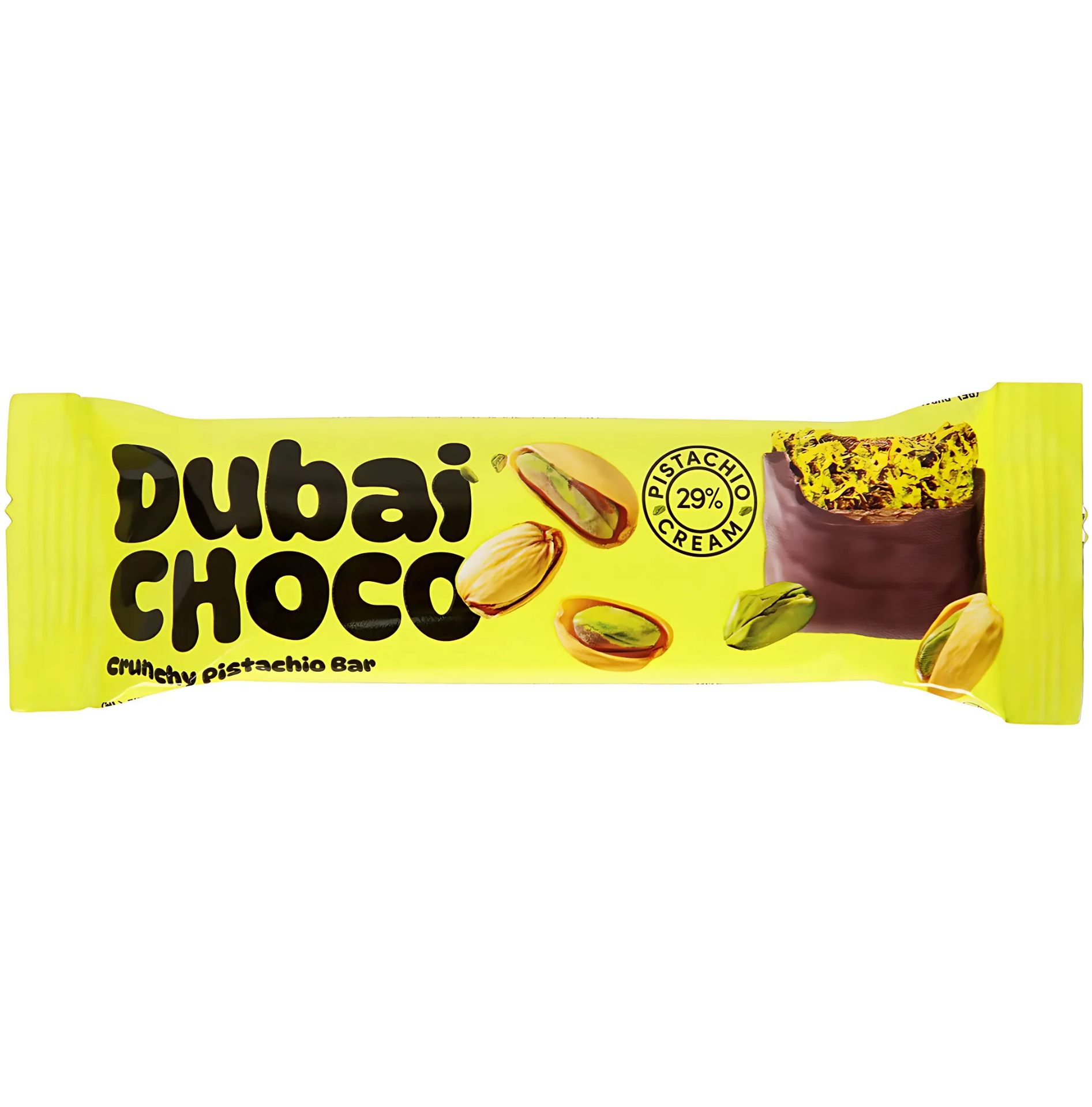 Dubai CHOCO, Pistachio Bar, 55g, Pistaziencreme, Kadayif, Schokolade ...