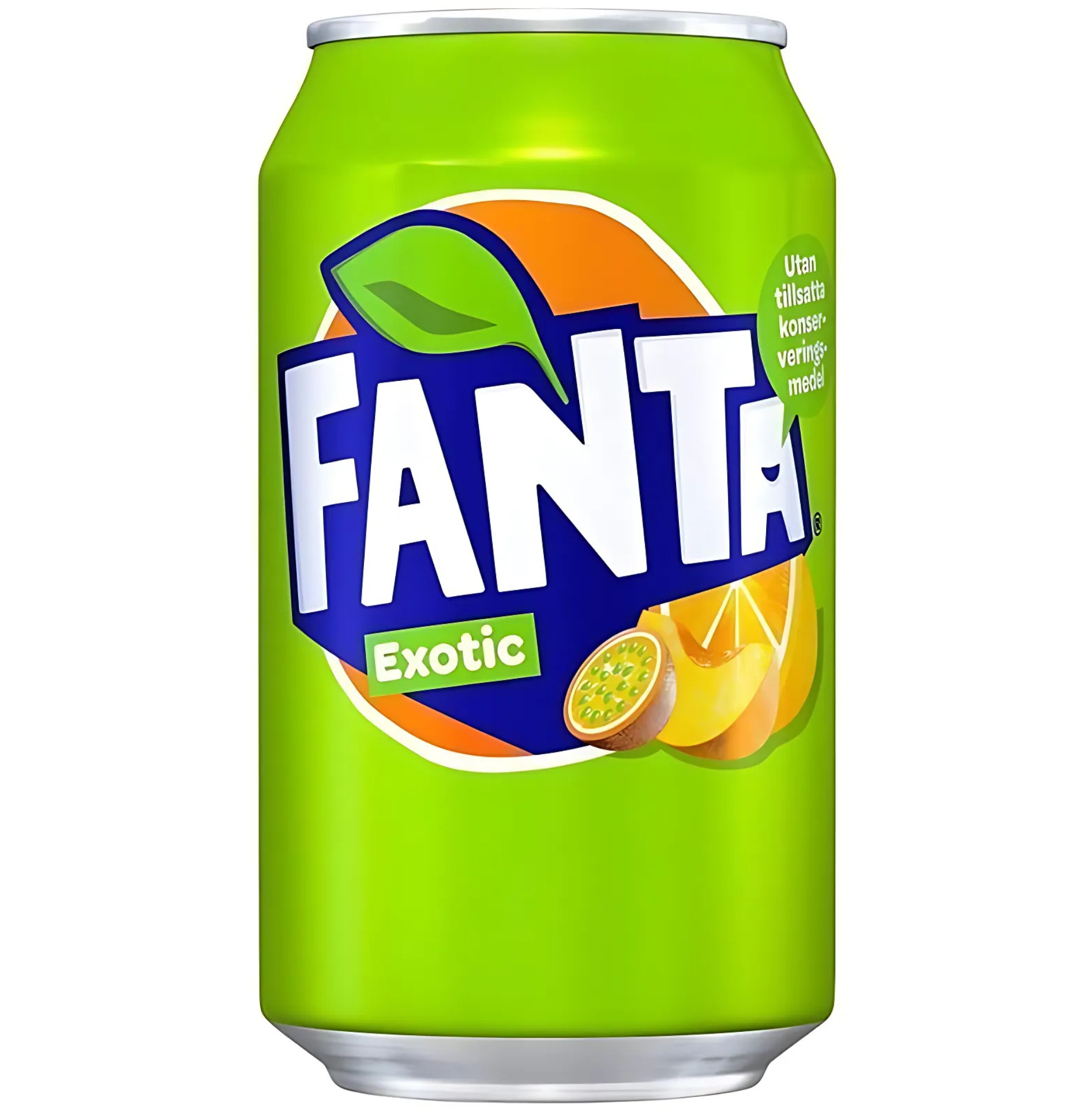 Fanta Exotic 330 ml, tropische Limonade, kohlensäurehaltig, exotischer ...