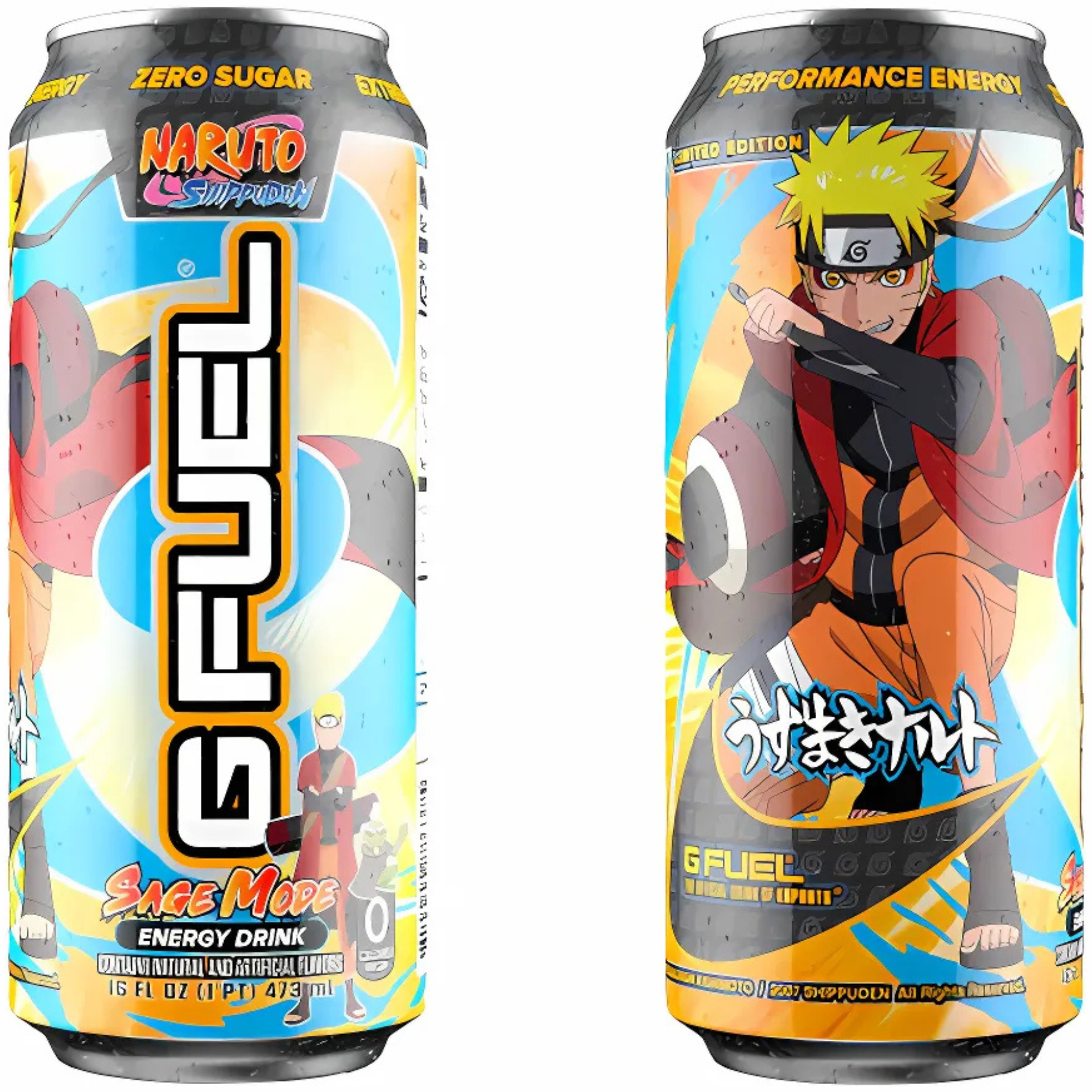G FUEL, Naruto, Zero Sugar, Energy Drink, Anime, Energie - Grab&Go Luzern