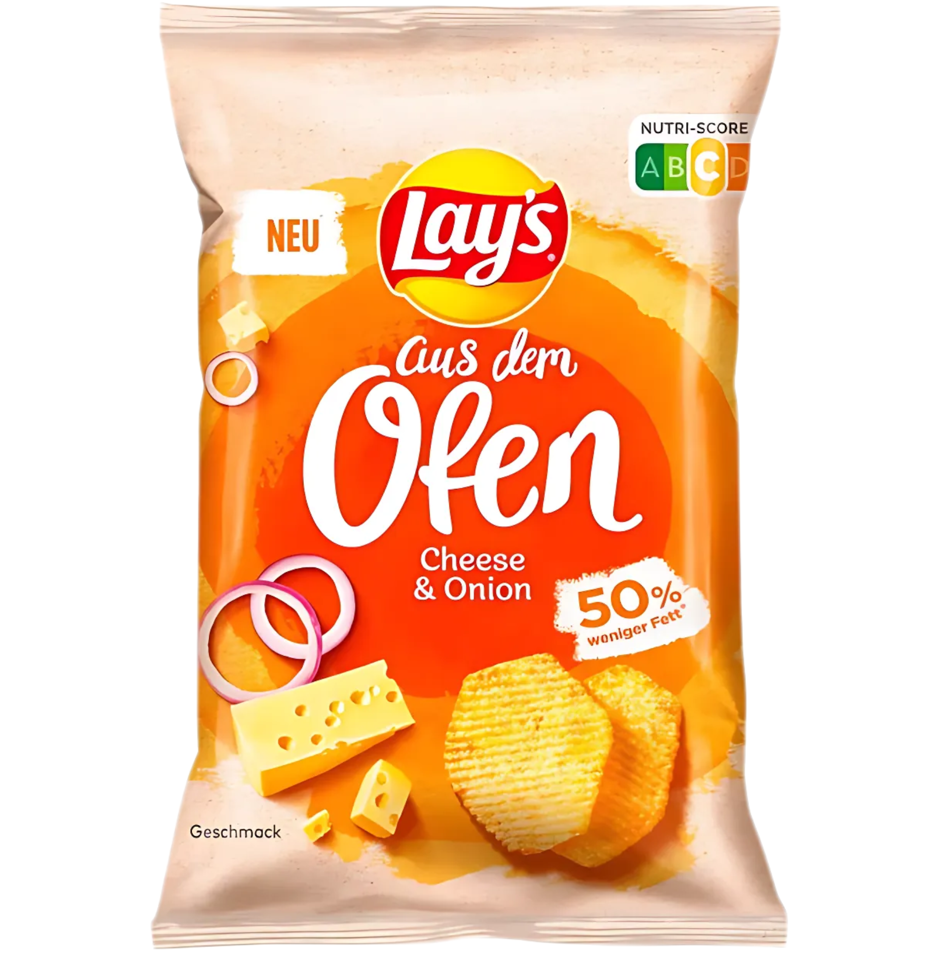 Lay's, aus dem Ofen, Cheese & Onion, 100g, Chips, Käse, Zwiebel - Grab ...