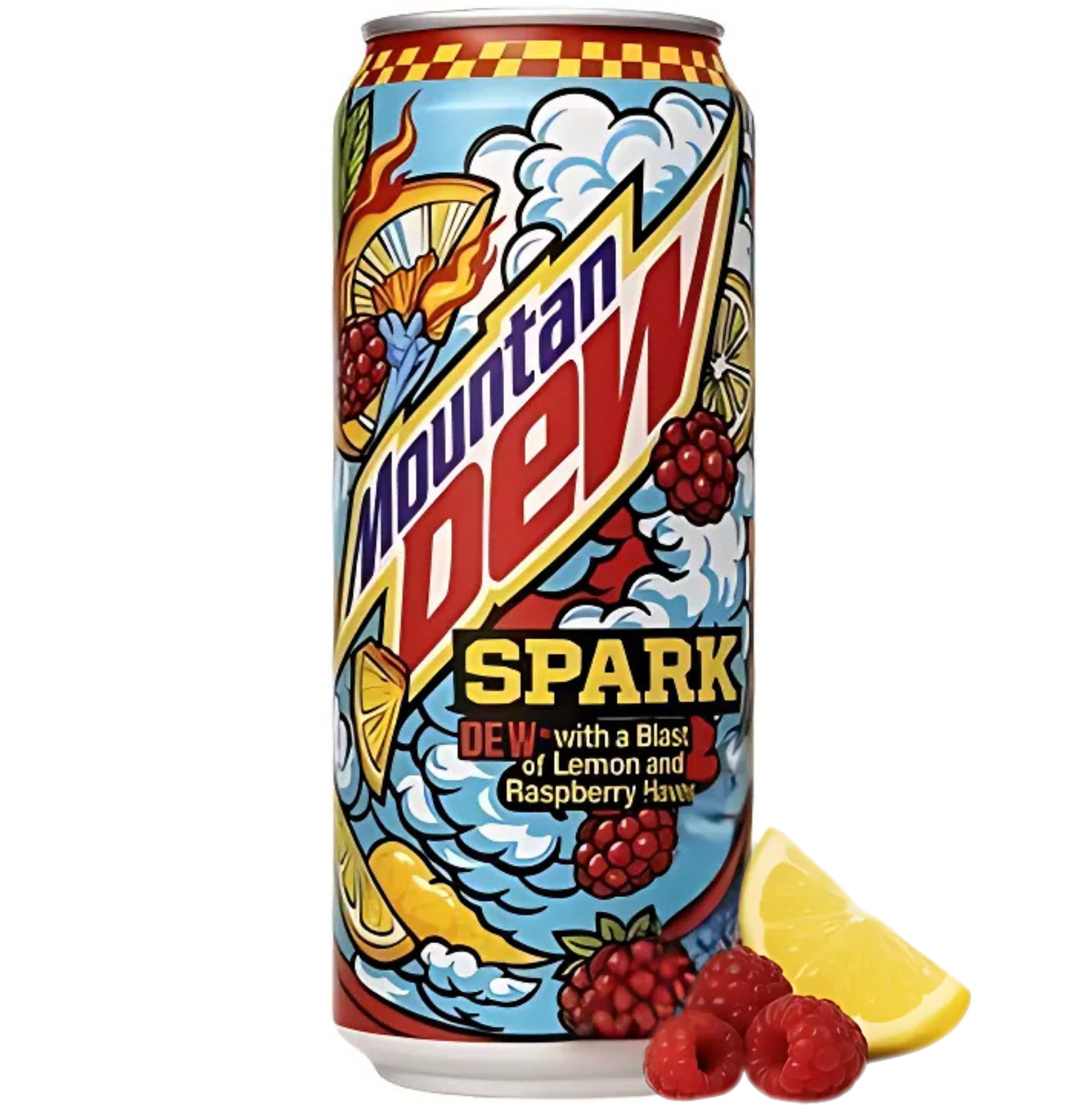 Mountain Dew, Spark, 330 ml, Raspberry, Lemonade, Energy‑Drink ...