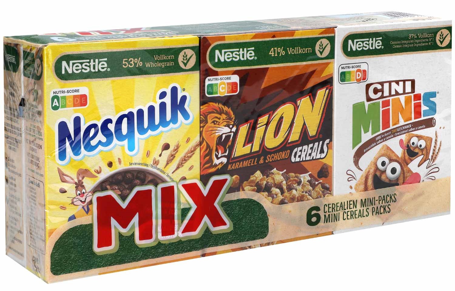 Nestlé Mix Cerealien Mini-Packs, Frühstückscerealien, kleine ...