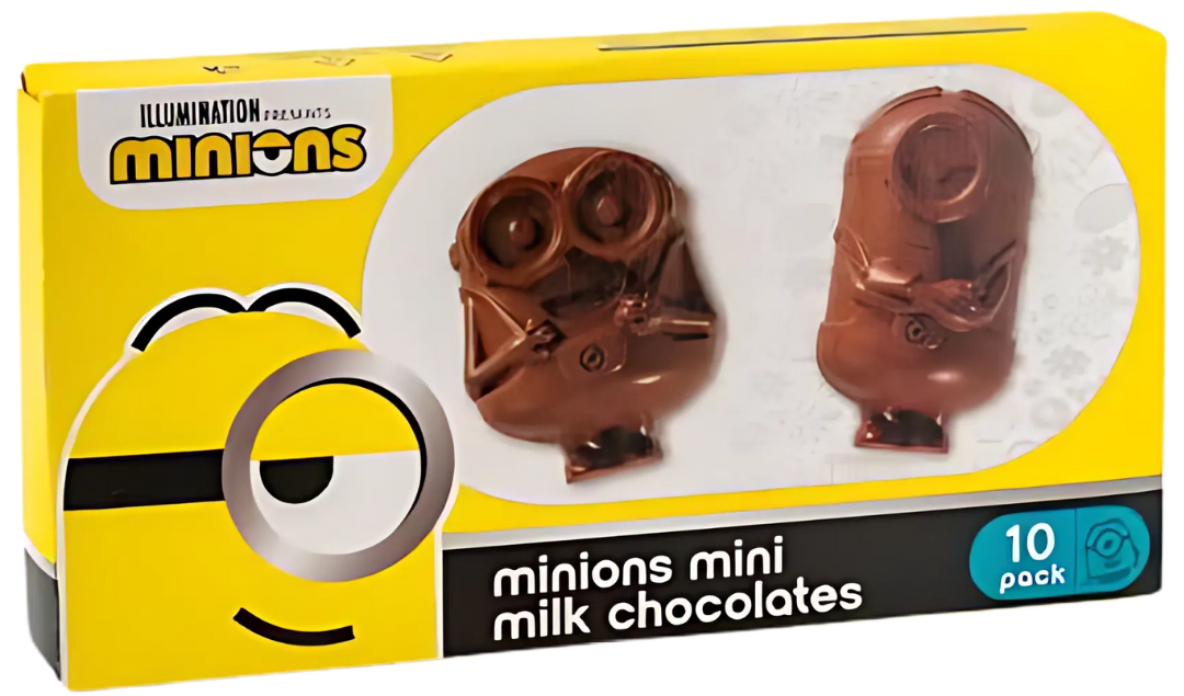 Nickelodeon, Minions, Mini Chocolates, Milchschokolade, Kindersnack ...