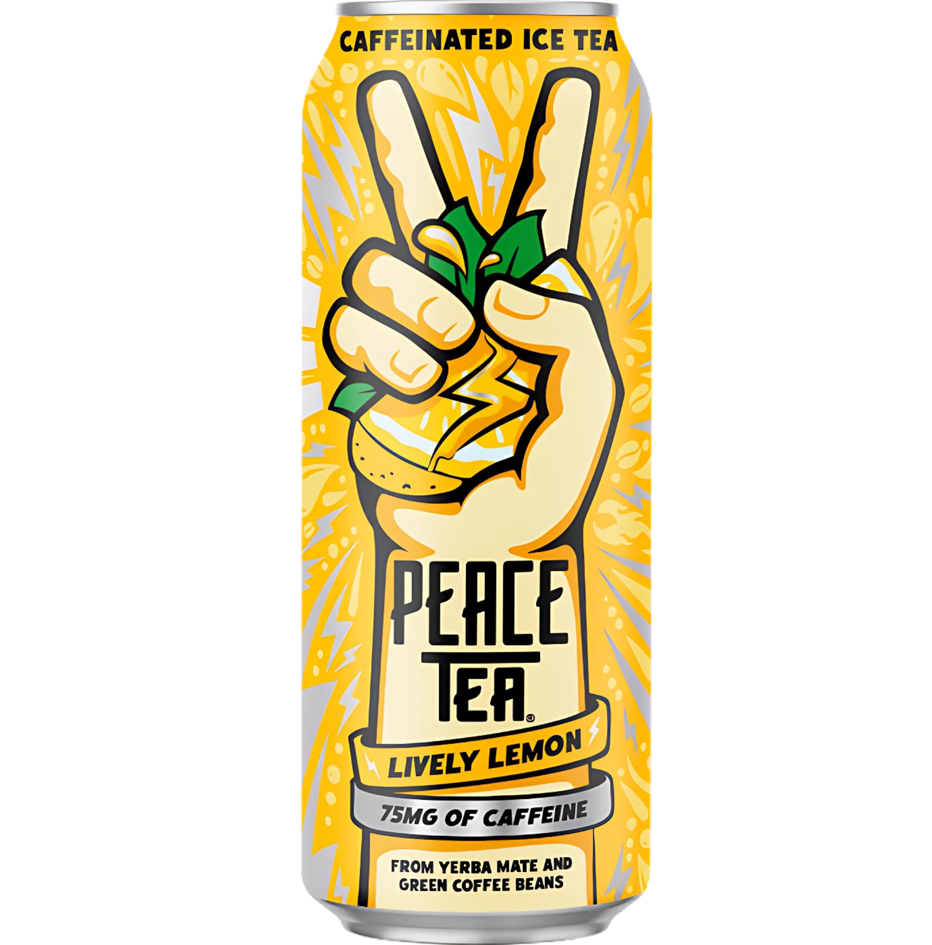 Peace Tea, Lively Lemon, 500 ml, Eistee, Koffeinhaltig, Erfrischend ...