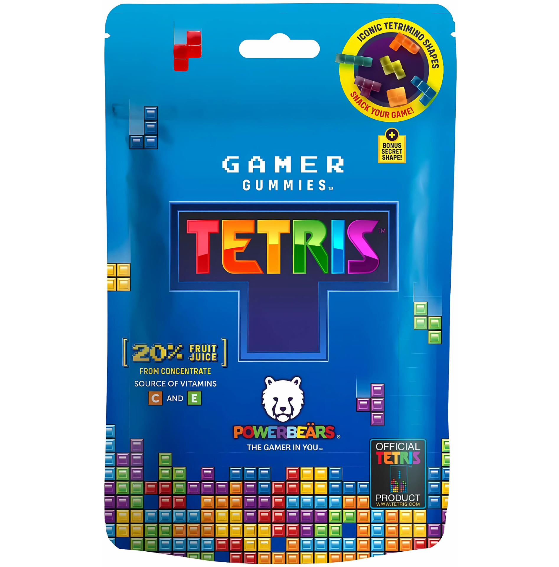 POWERBEÄRS, Gamer Gummies, Tetris, Fruchtgummis, Genuss - Grab&Go Luzern